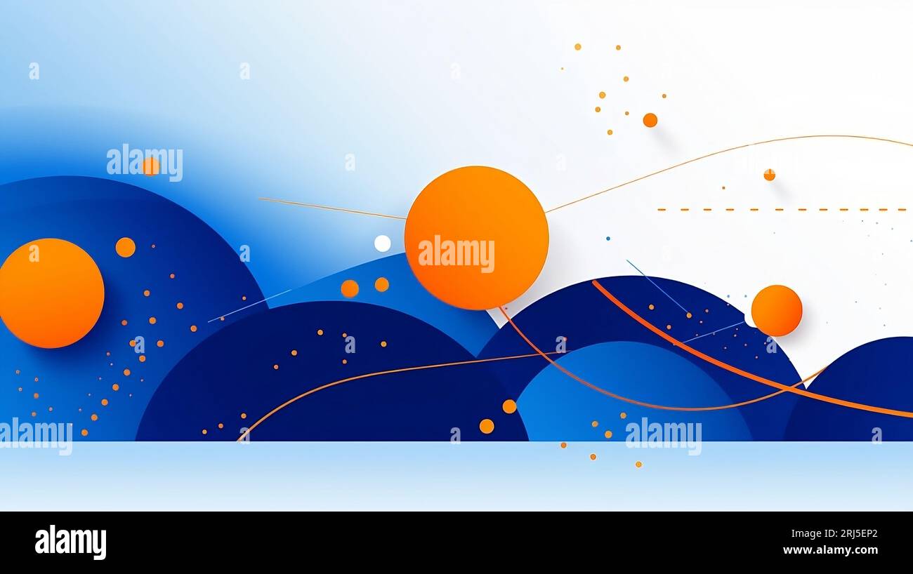 Geometric design patterns in orange hi-res stock photography and images ...