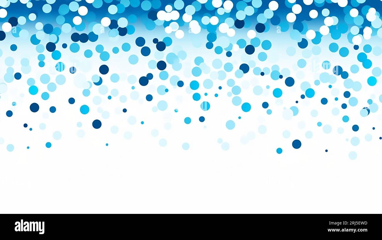 An illustration of blue dots on a white gradient background Stock Photo ...