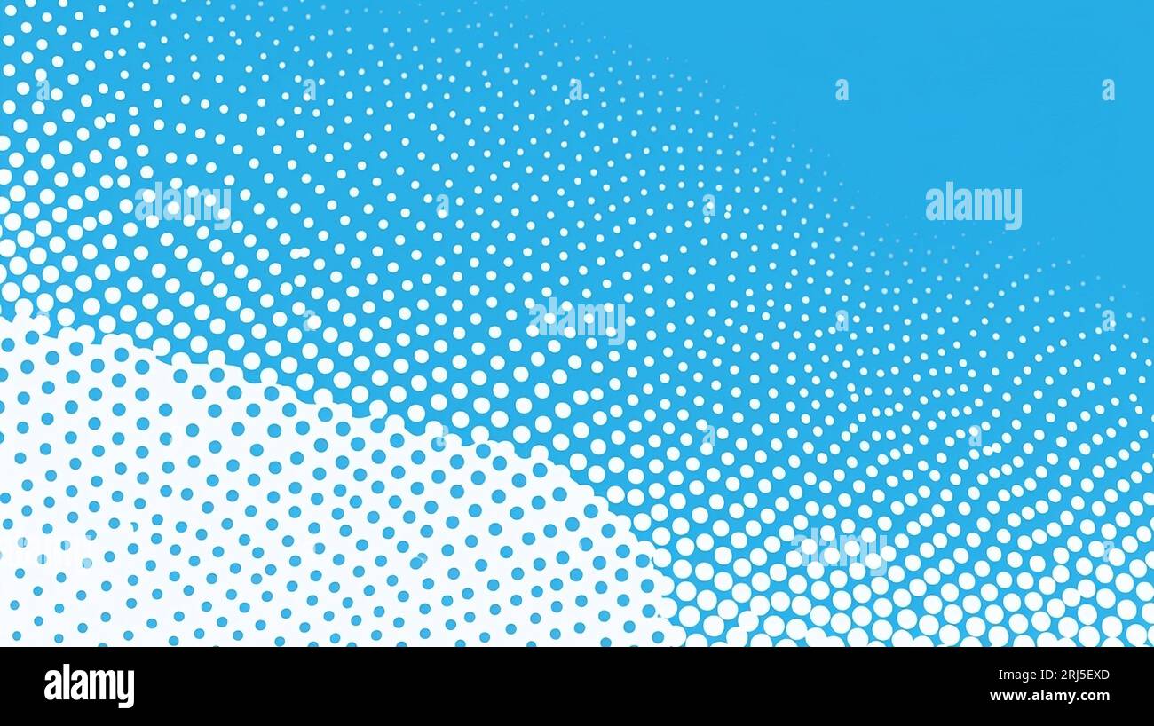 An illustration of blue dots on a white gradient background Stock Photo ...