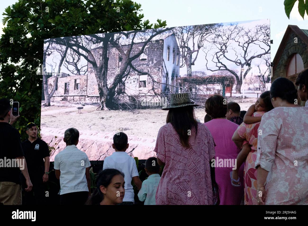 Honolulu, Hawaii, USA. 20th Aug, 2023. Members of the FARDEN FAMILY, a ...