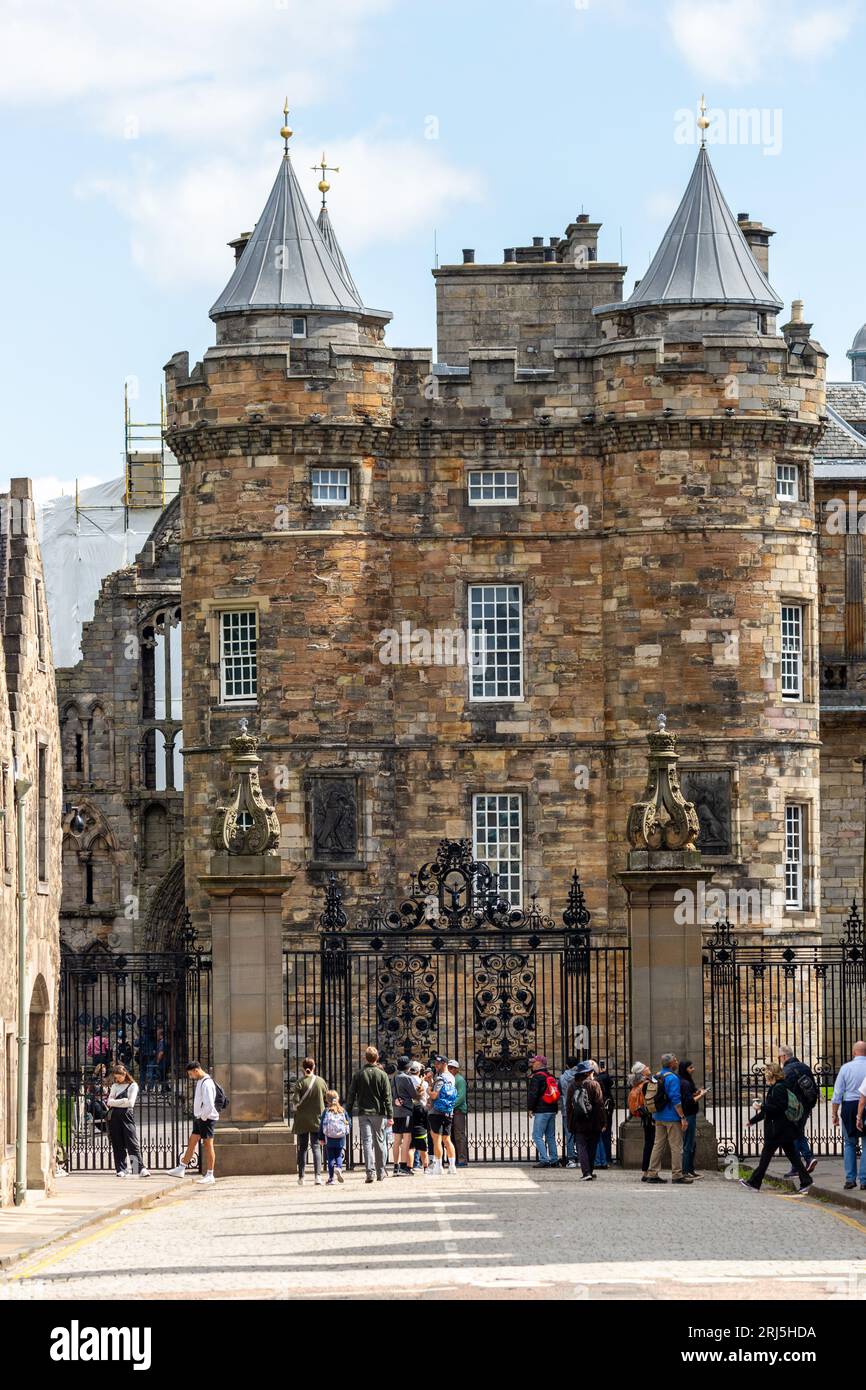 Palace of Holyroodhouse. The King's official residence in Edinburgh ...