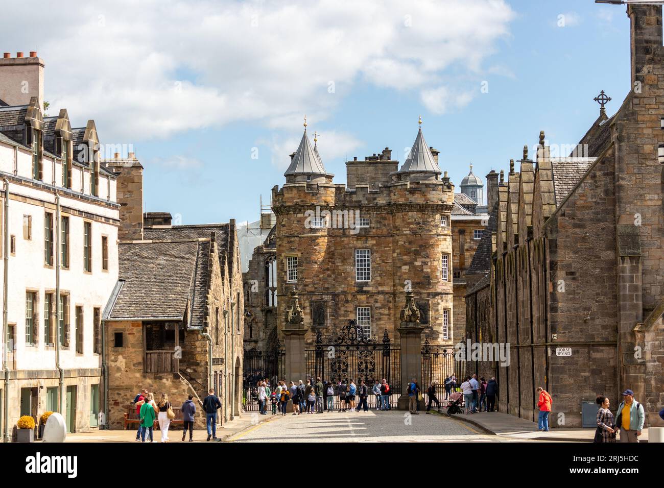 Palace of Holyroodhouse. The King's official residence in Edinburgh ...