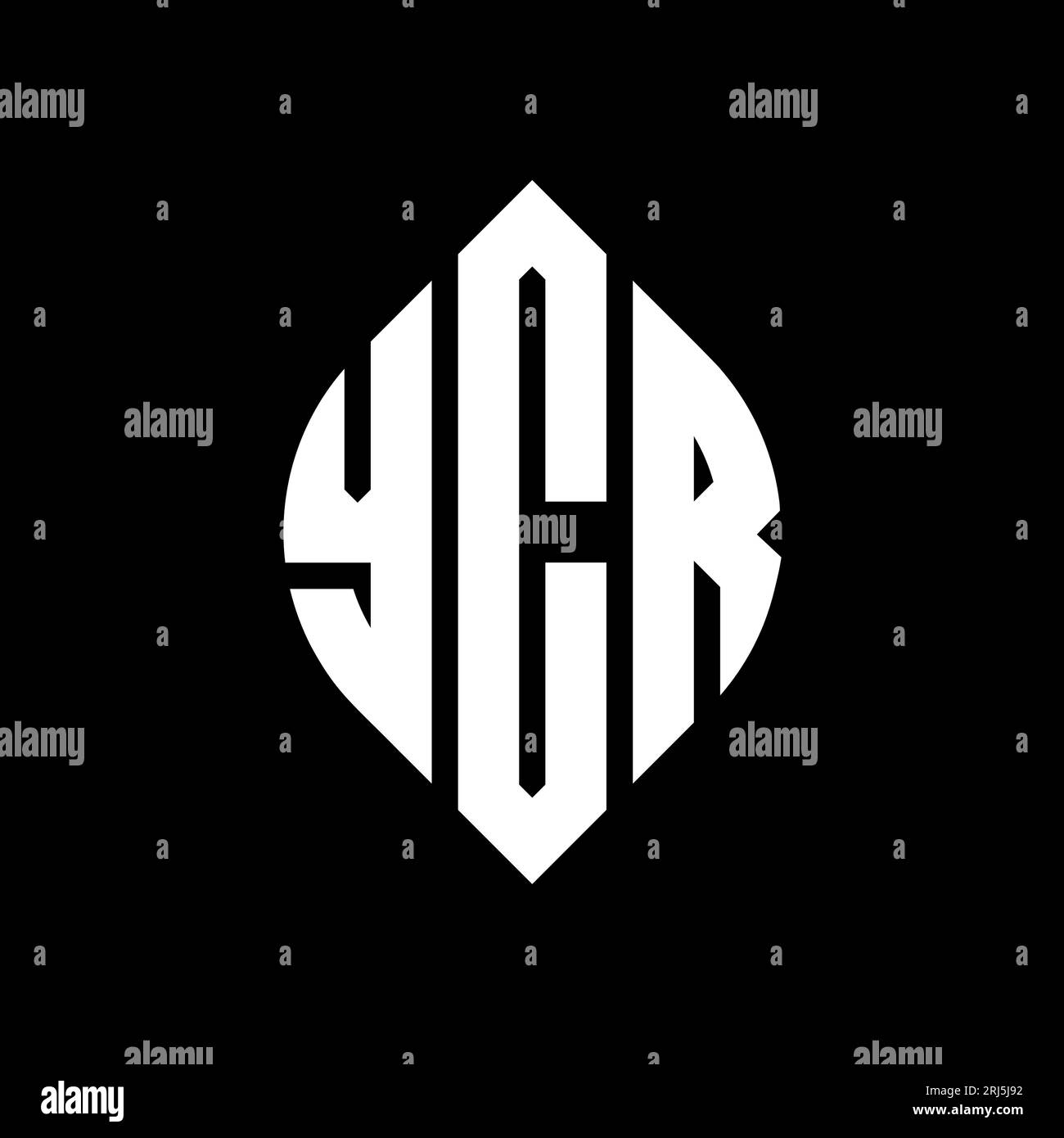 Ycr logo design Stock Vector Images - Alamy