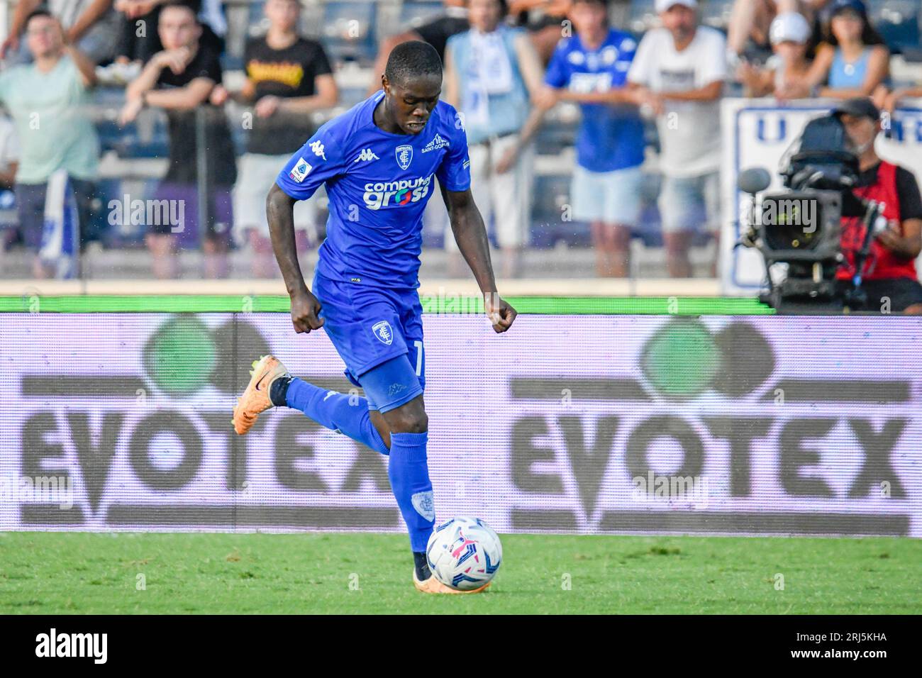 Empoli, Italy. 19th Aug, 2023. Empoli's Emmanuel Gyasi during Empoli FC ...