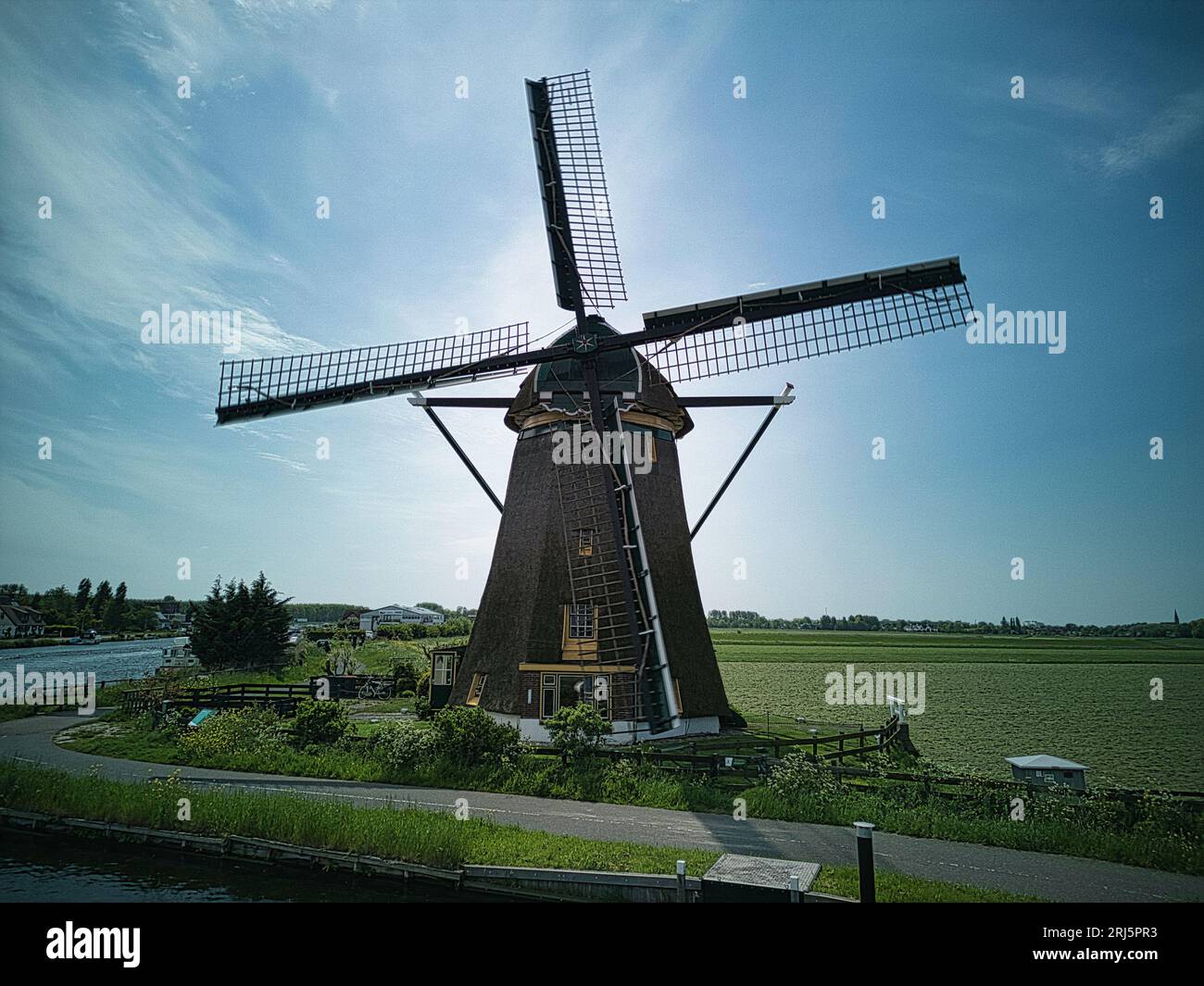 Old wooden windmill set hi-res stock photography and images - Alamy