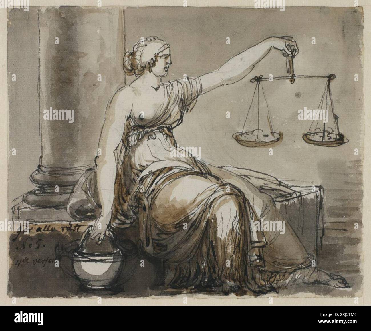 Illustration till visan "På lifvets mödosamma stråt". Fjärde versen 5 ...