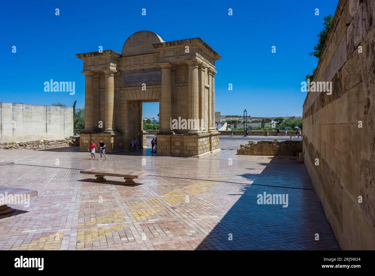 View Cordoba The Gate of the Bridge (Puerta del Puente) a triumphal ...