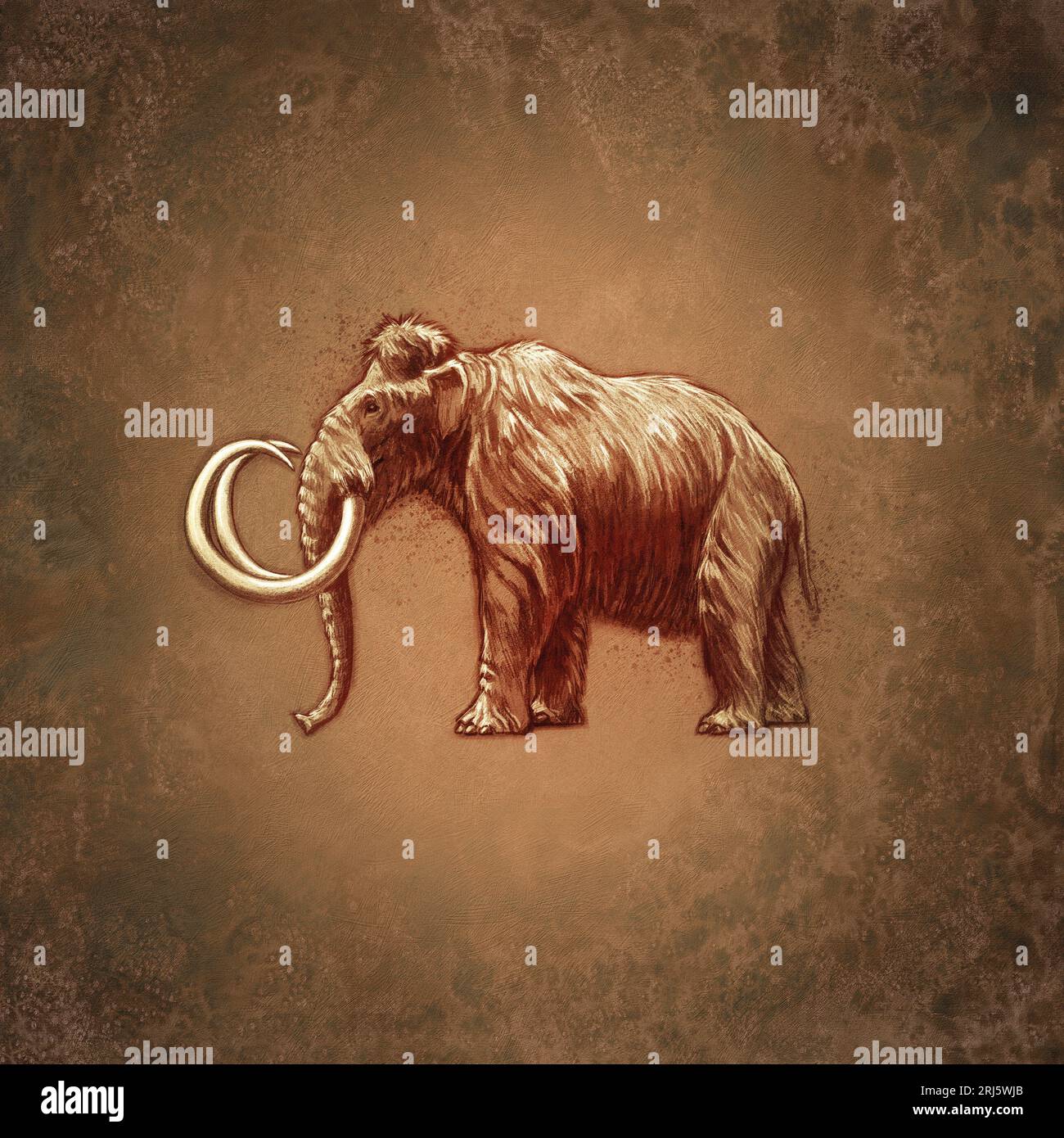 Prehistoric ice age background hi-res stock photography and images - Alamy