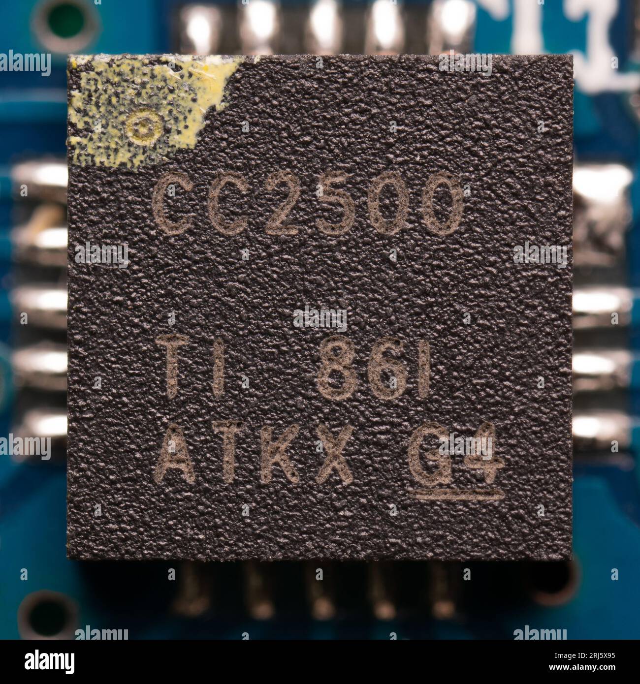 The Texas Instruments (TI) CC2500 Low-Power 2.4GHz RF Transceiver chip ...