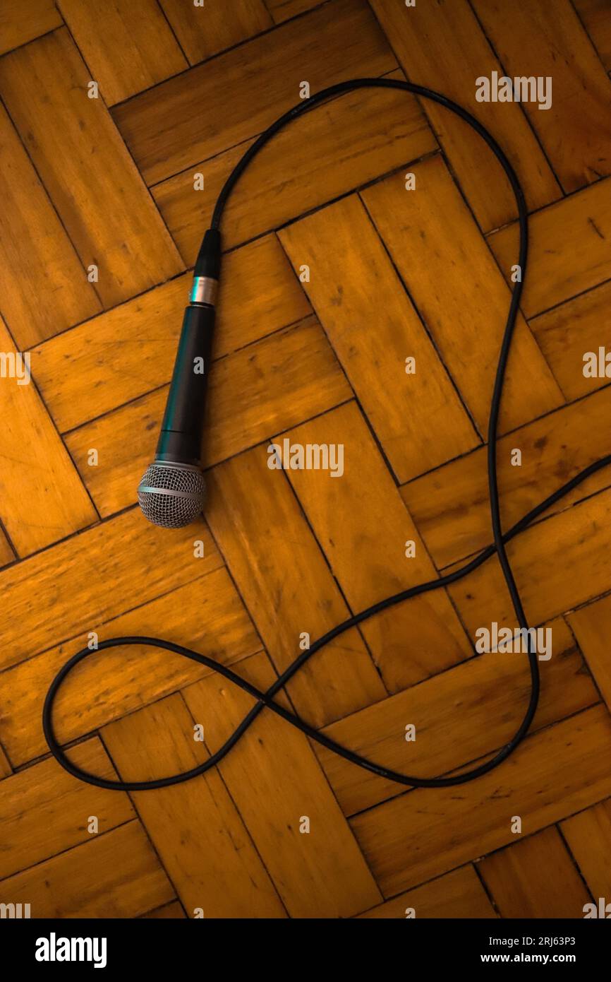 Long cable on floor hi-res stock photography and images - Alamy