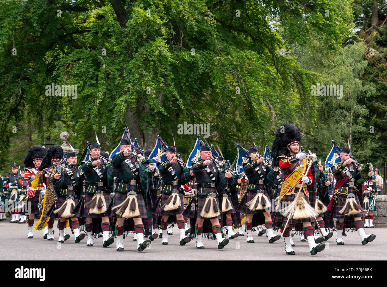 The Pipes and Drums of 4 SCOTS The Royal Regiment of Scotland, at the ...