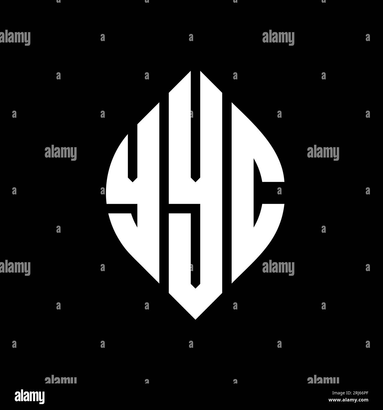 Yyc logo design Black and White Stock Photos & Images - Alamy