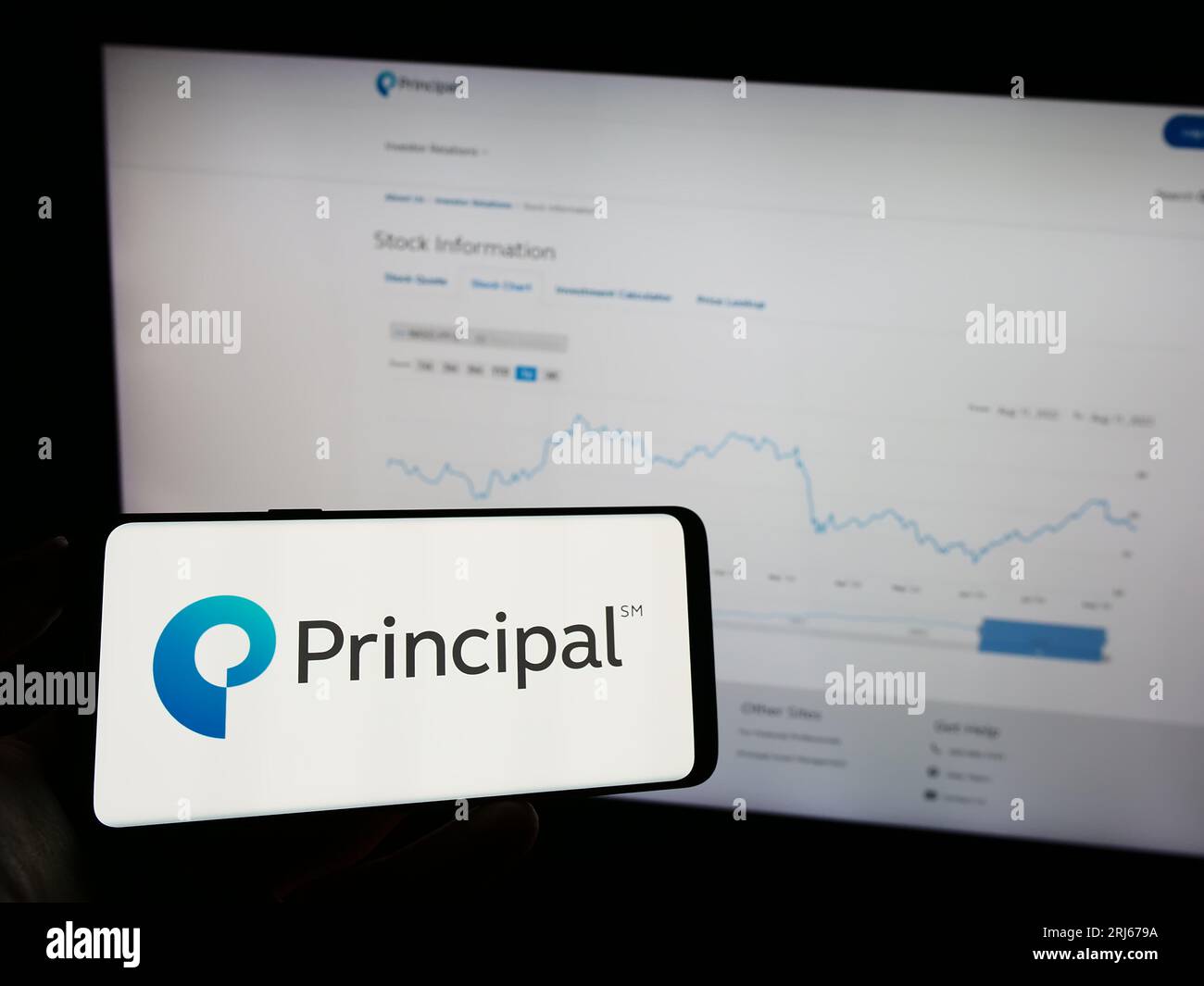 Principal financial logo hi-res stock photography and images - Alamy