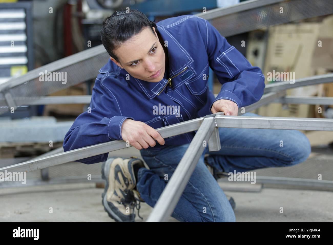 manual reinforcement of the foundation grid Stock Photo - Alamy