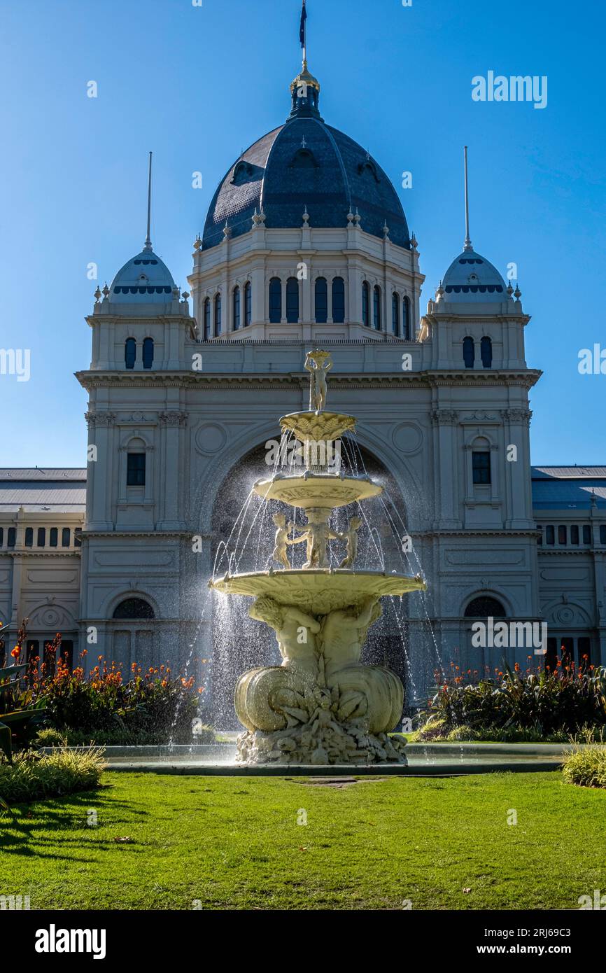 The iconic Royal Exhibition Building in Melbourne, Australia Stock ...