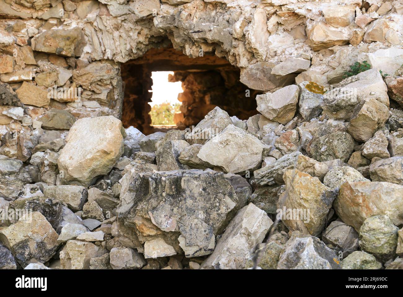 Remains of Almadena Fortress (Forte de Sao Luis) at the Algarve Coast ...