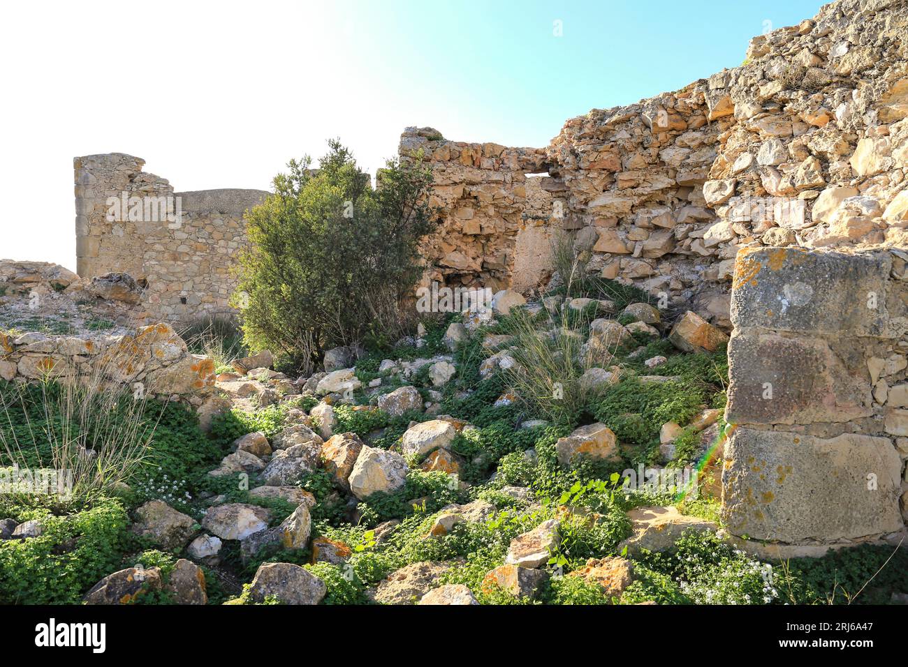 Remains of Almadena Fortress (Forte de Sao Luis) at the Algarve Coast ...