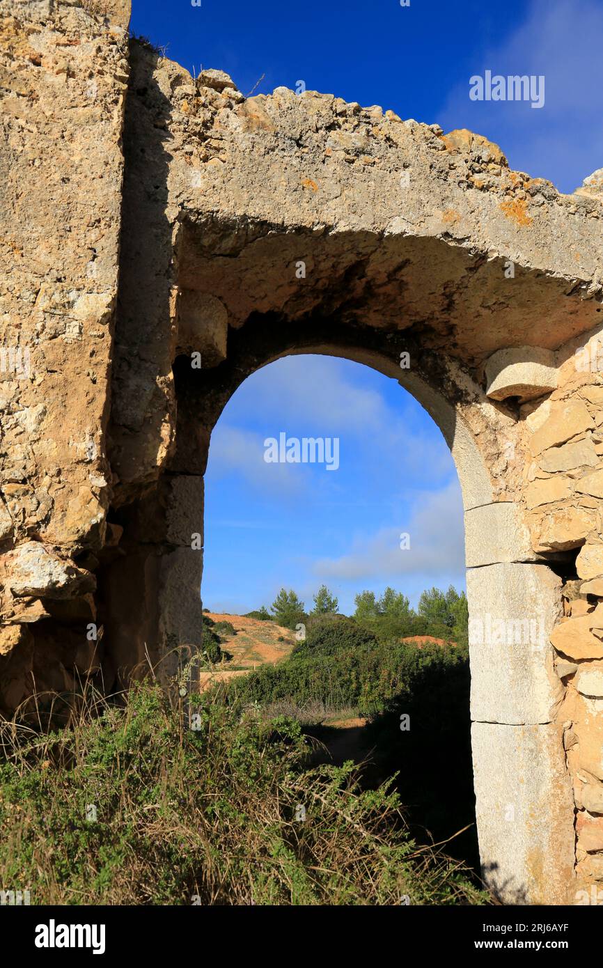 Remains of Almadena Fortress (Forte de Sao Luis) at the Algarve Coast ...