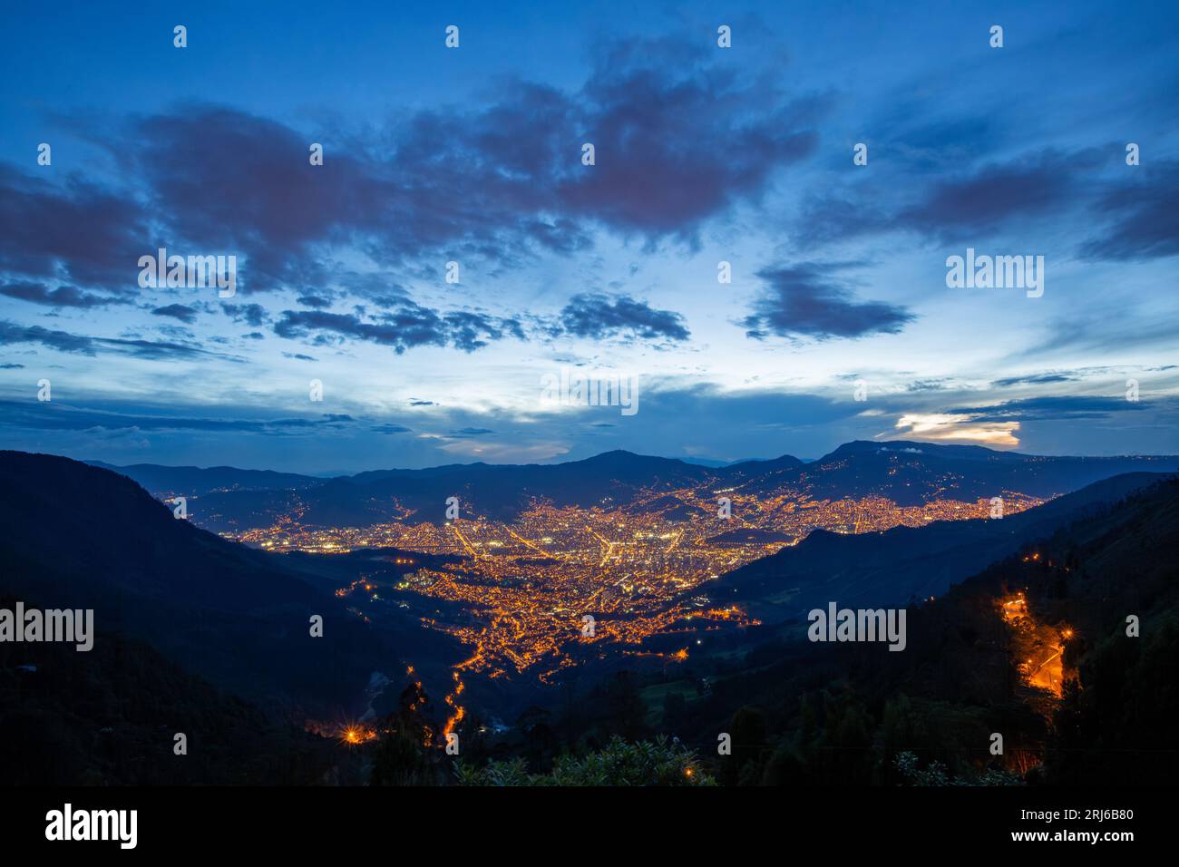Medellin urban nightlife hi-res stock photography and images - Alamy