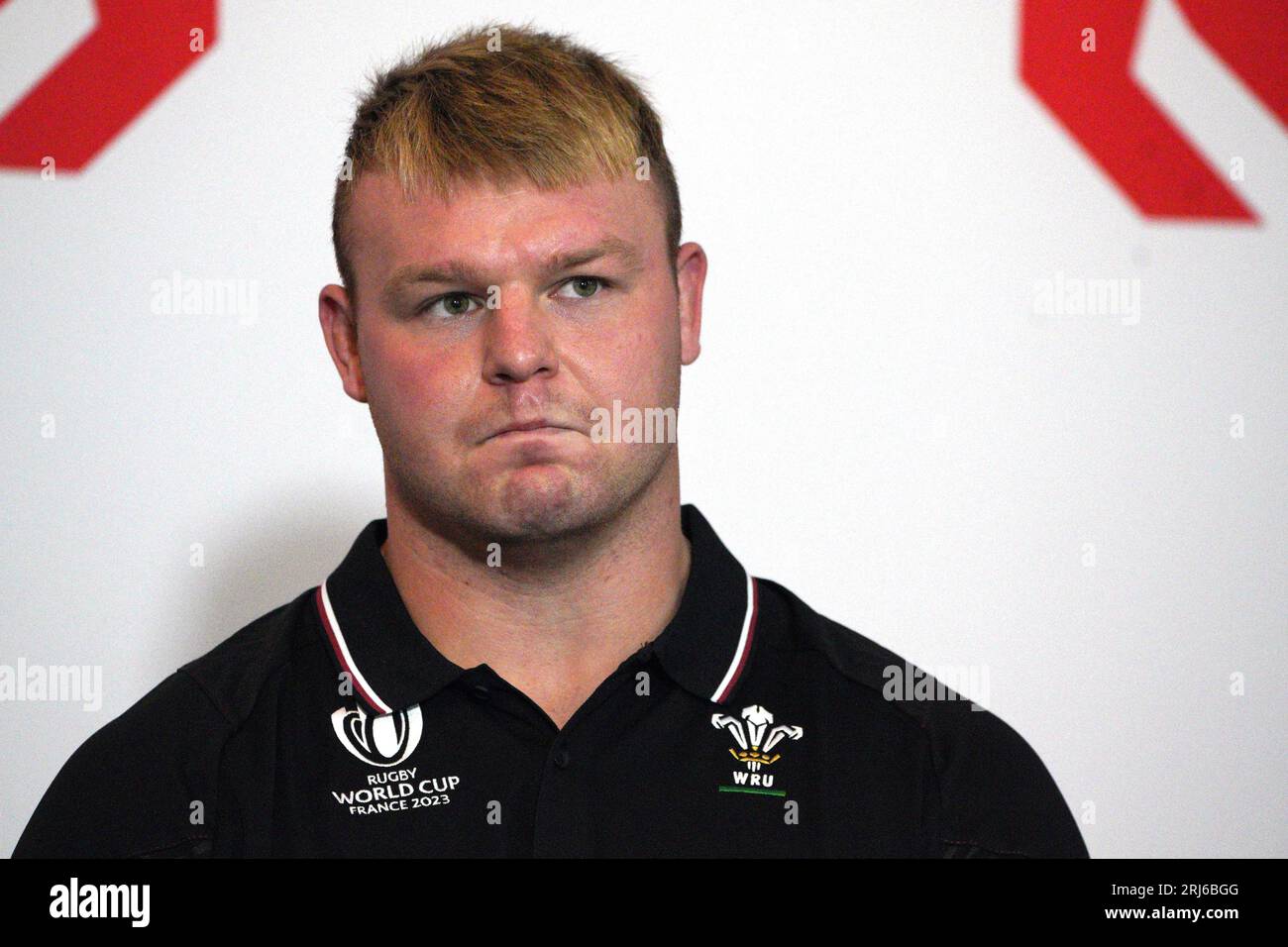 Wales co-captain Dewi Lake during the Wales Rugby World Cup 2023 squad ...