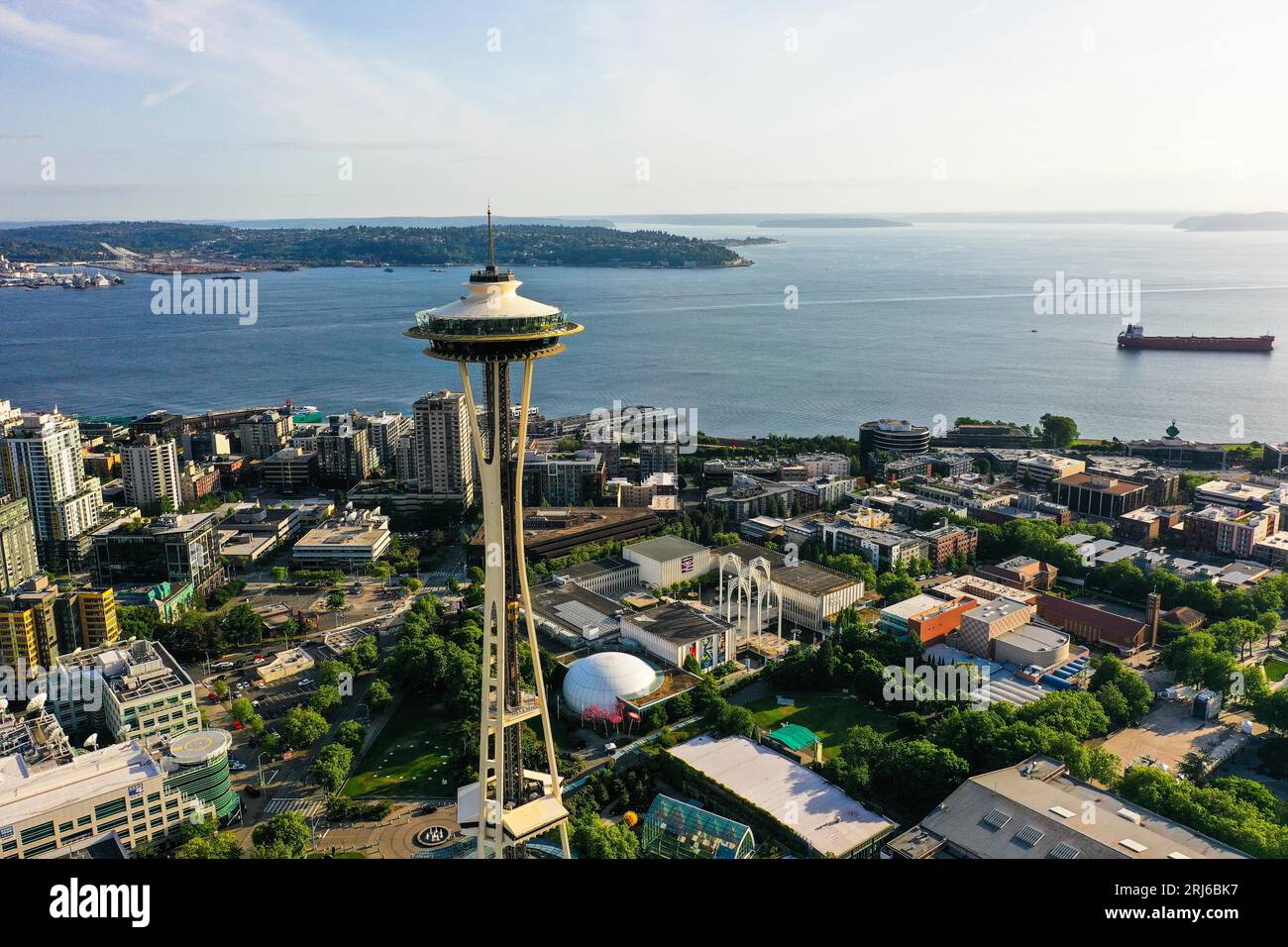 Space Needle Seattle Washington Skyline Downtown Seattle Skyline And