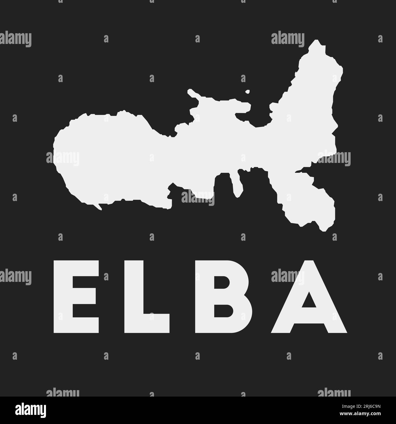 Map of elba Stock Vector Images - Alamy