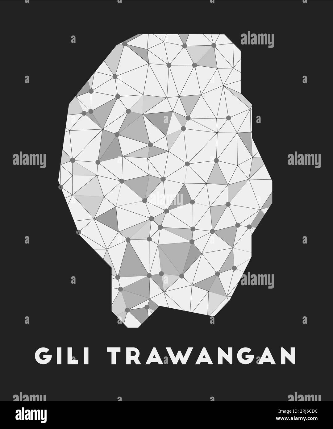 Gili trawangan map hi-res stock photography and images - Alamy