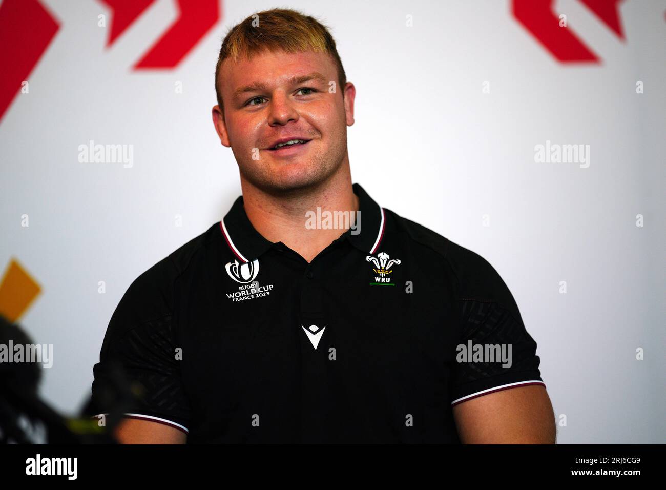 Wales co-captain Dewi Lake during the Wales Rugby World Cup 2023 squad ...