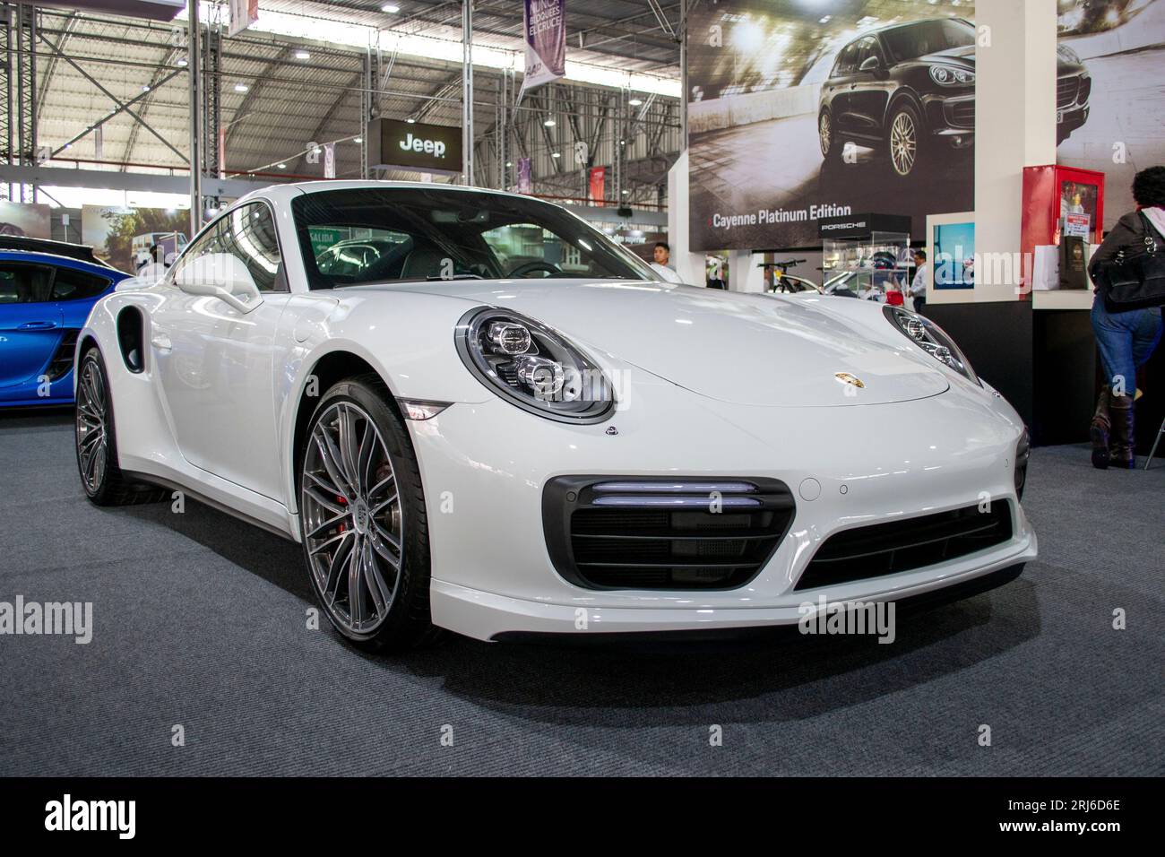 An exhibition of a Porsche M Turbo brand car Stock Photo - Alamy