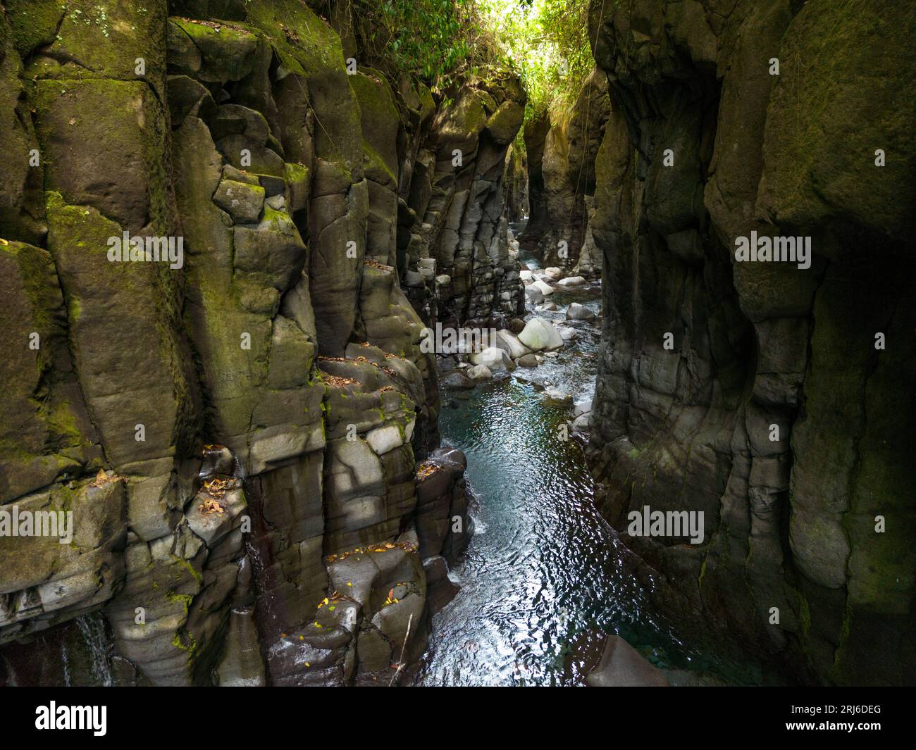 Macho Monte canyon, Cuesta de Piedra, Chiriqui, Panamá - stock photo ...