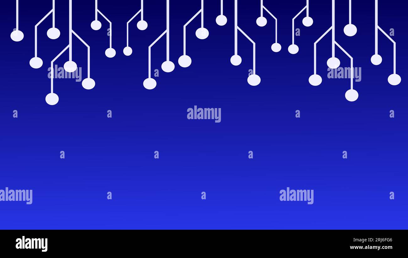 Dark blue gradient cyber lines technology background Stock Vector Image ...