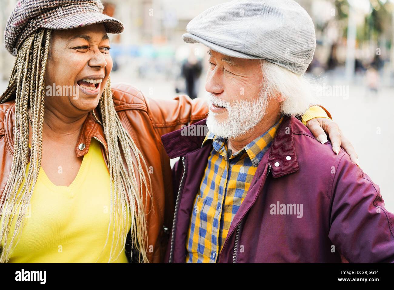 Asian woman mature friends hi-res stock photography and images - Alamy