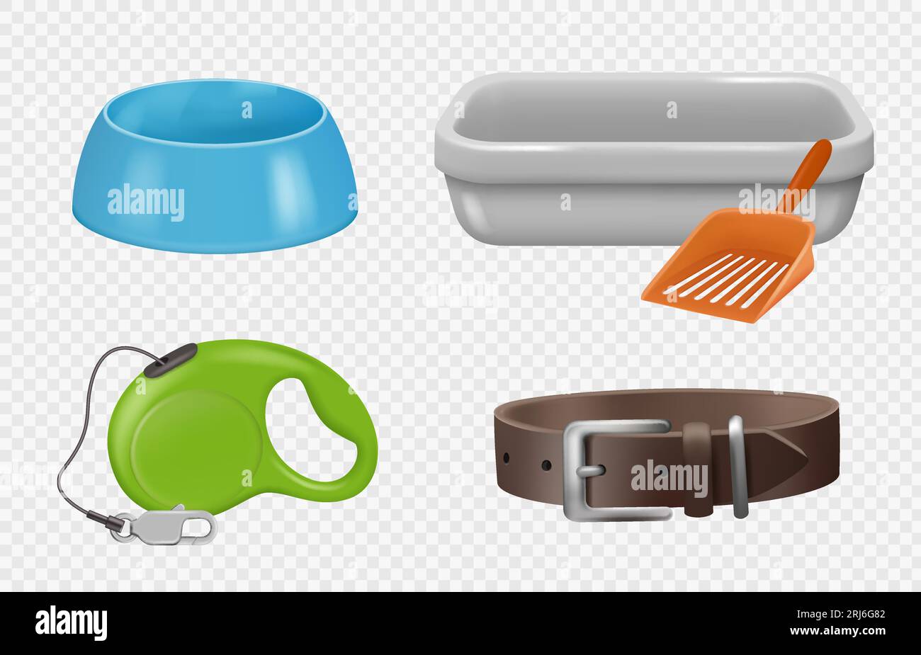 Zoo. Realistic tools for domestic animals decent vector zoo collection ...