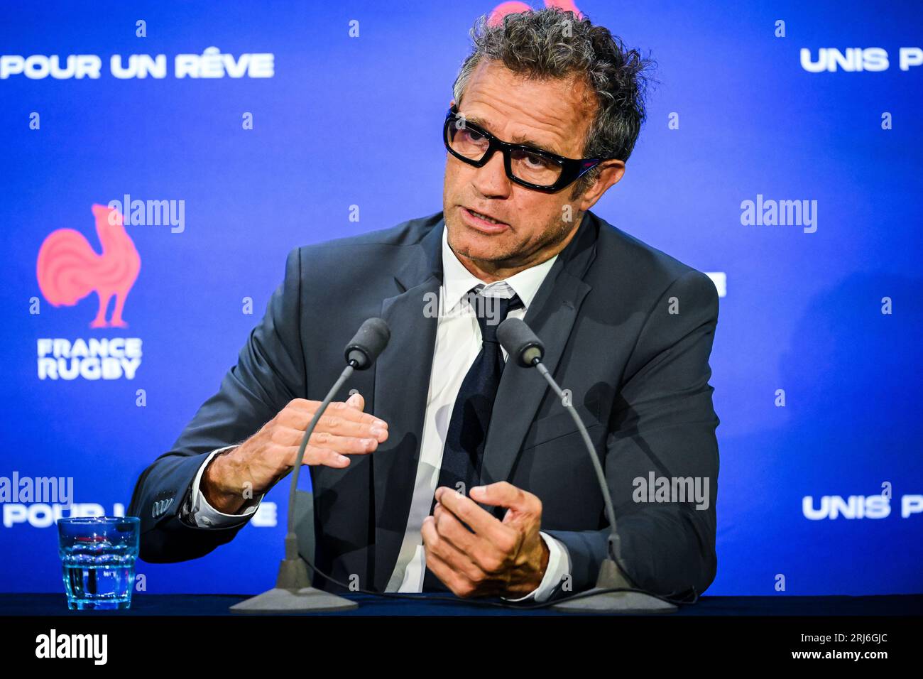 Fabien GALTHIE of France during the press conference of the French ...