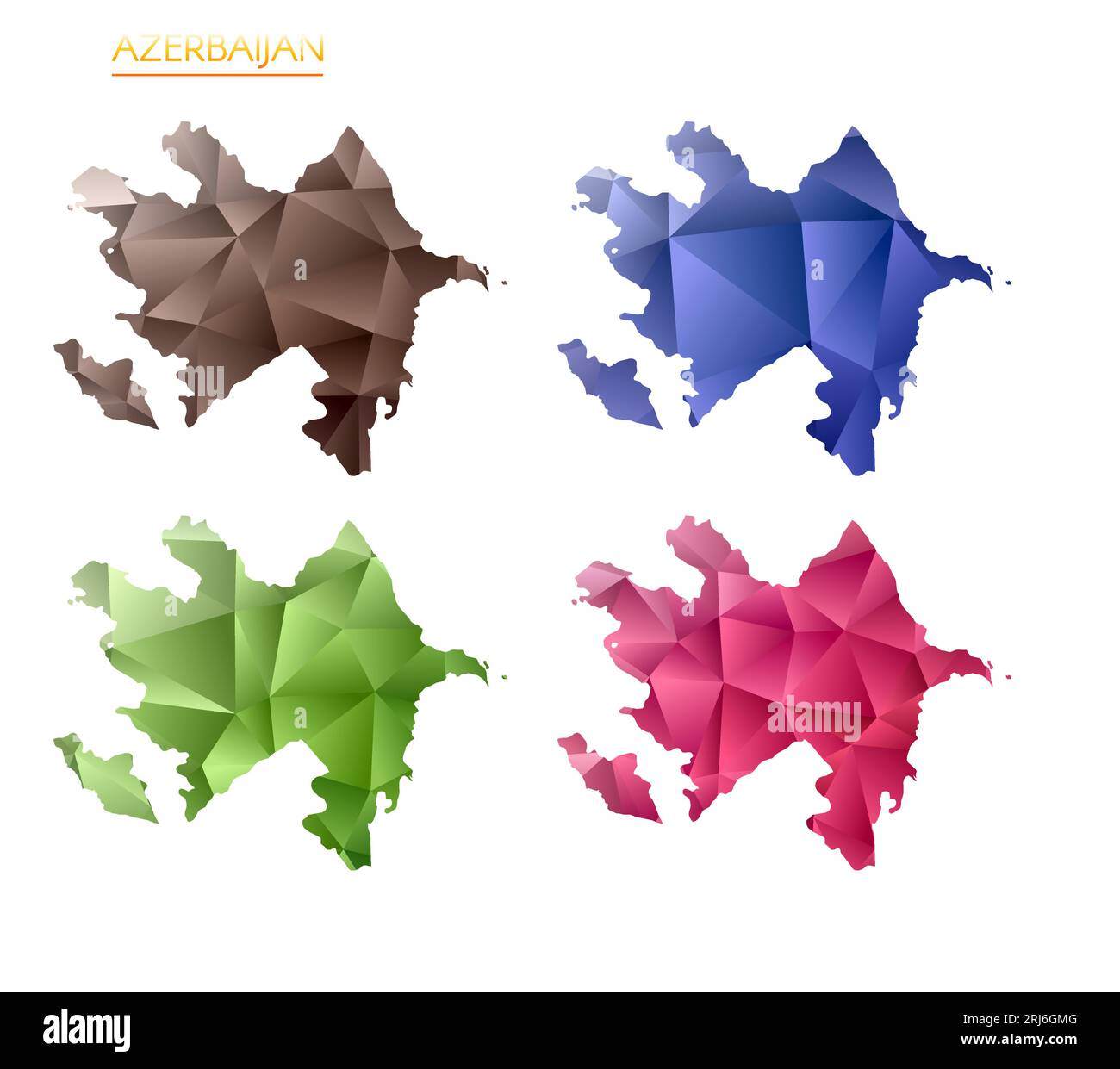 Baku azerbaijan maps cartography geography baku Stock Vector Images - Alamy