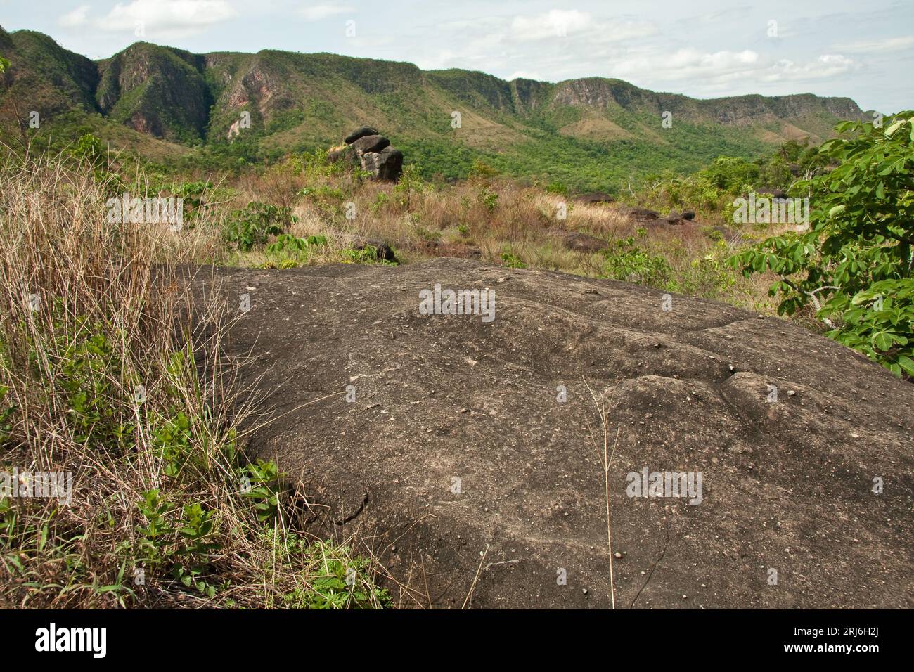 The Black Rocks Formations at Vale da lua or Valley of the Moon Stock ...