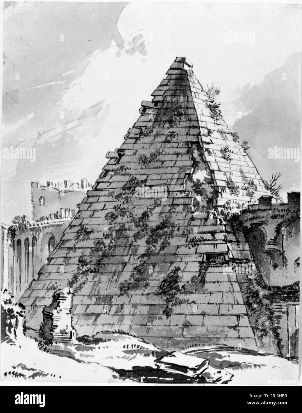 Cestiuspyramiden i rom hi-res stock photography and images - Alamy