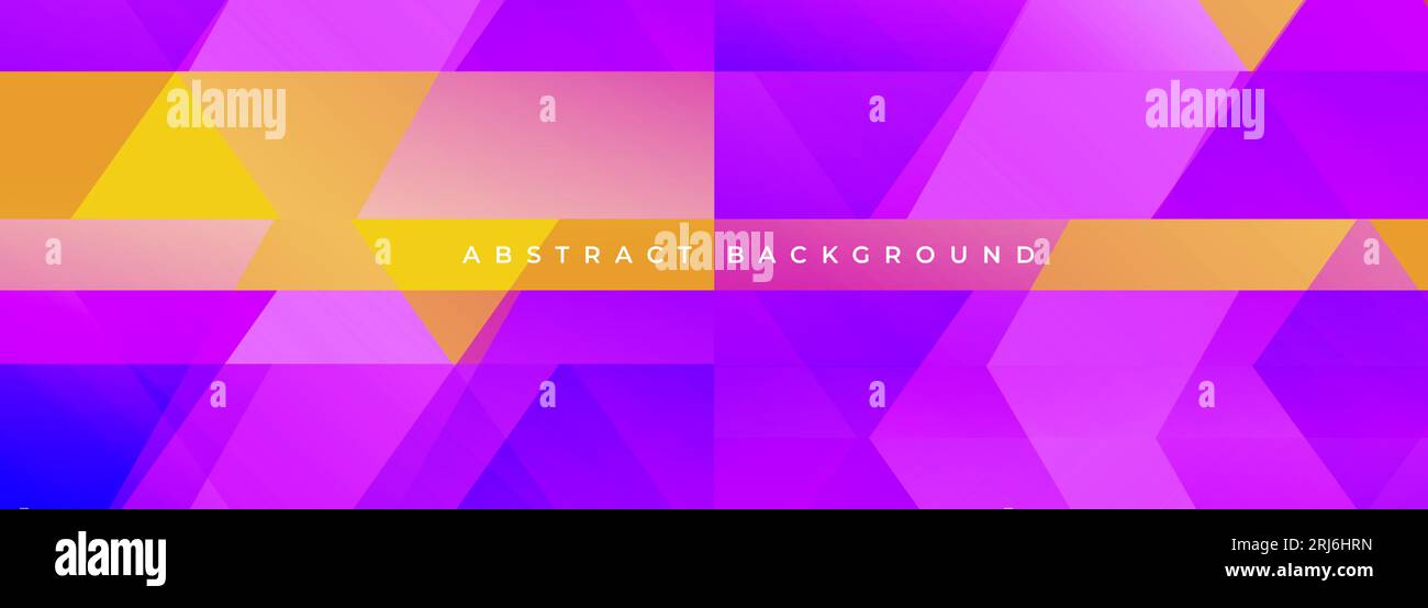 Colorful abstract modern wide banner with geometric shapes. Colored ...