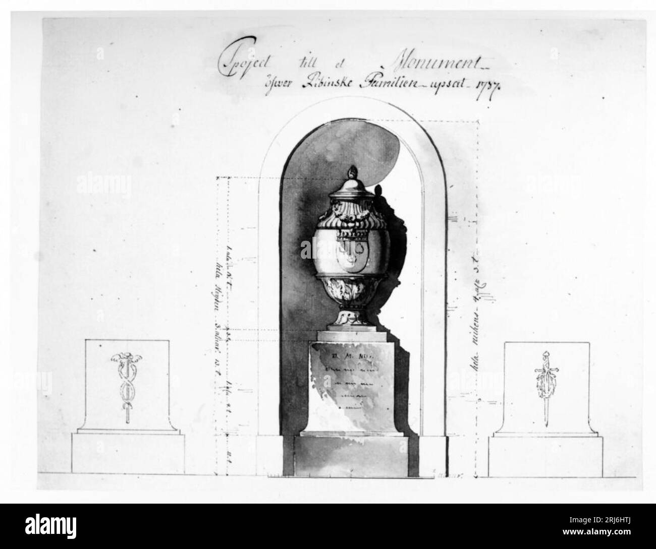 Gravurna i nisch by Jean Eric Rehn Stock Photo - Alamy
