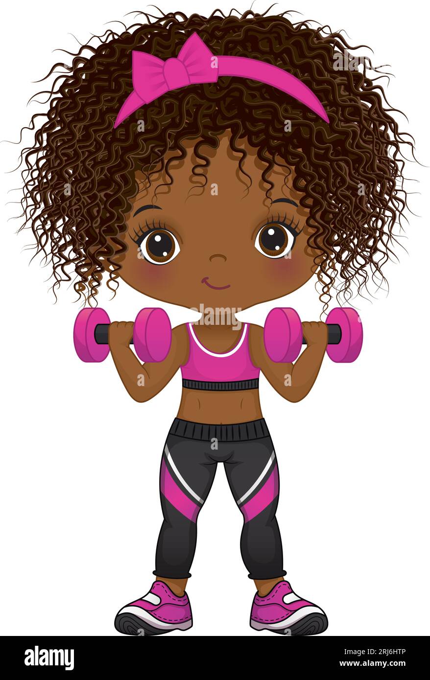 Cartoon Lady Exercising Woman Exercising Cartoon Vector Images