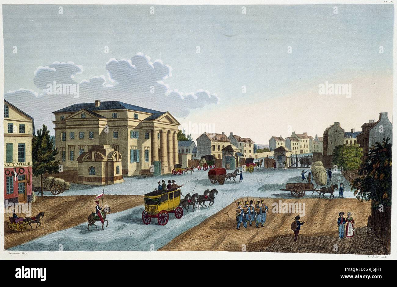 Vue de la Barriere St Denis - in "Vue de Paris, vers 1810: les ...