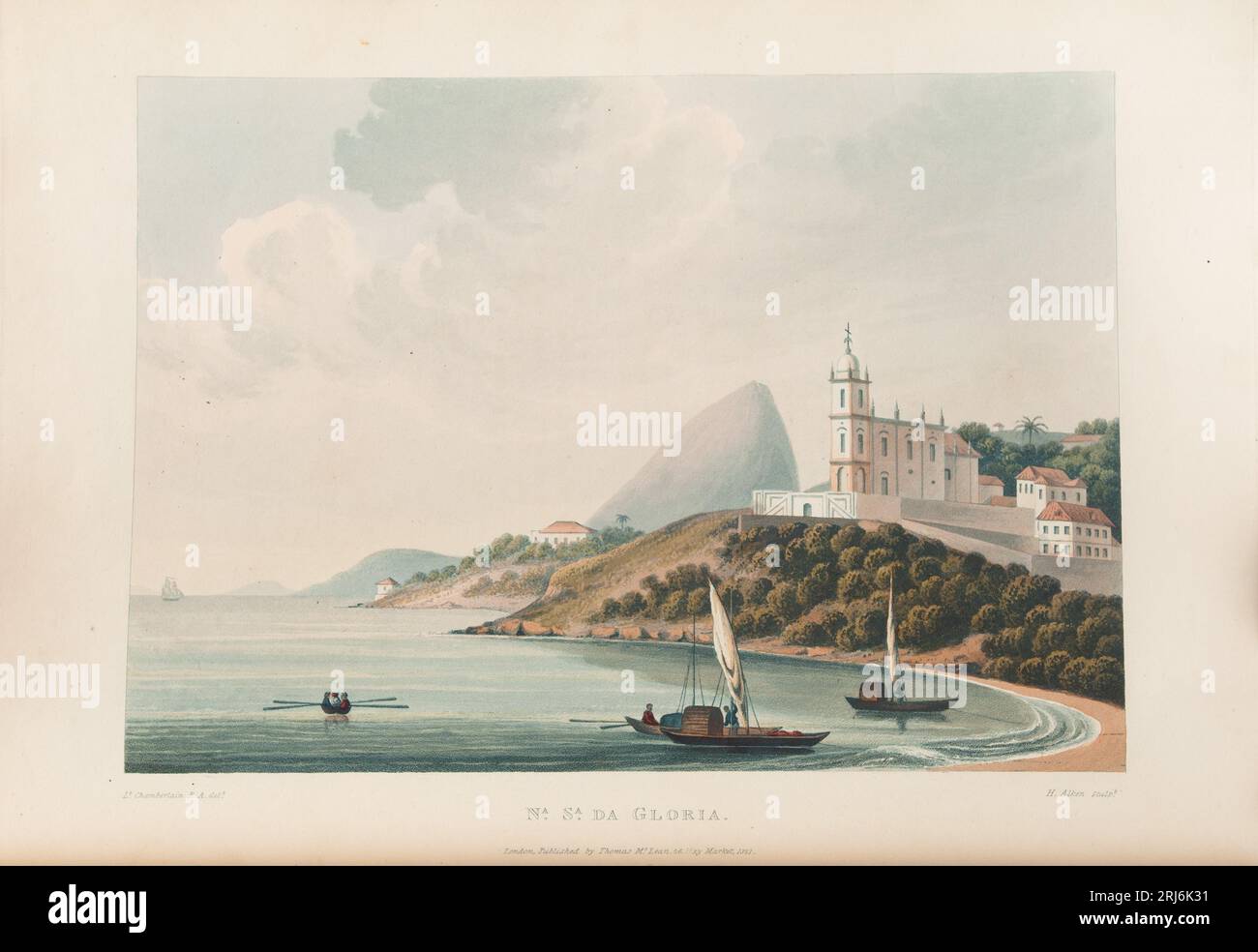 Nª. Sª. da Gloria 1822 by Sir Henry Chamberlain Stock Photo - Alamy