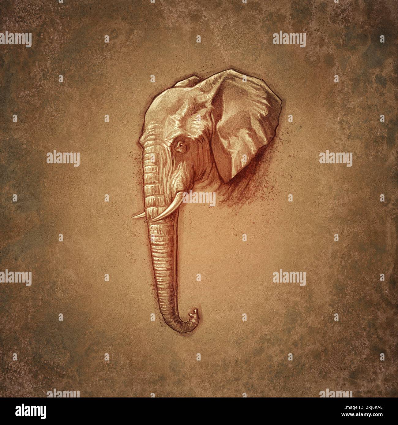 Elefant drawing hi-res stock photography and images - Alamy