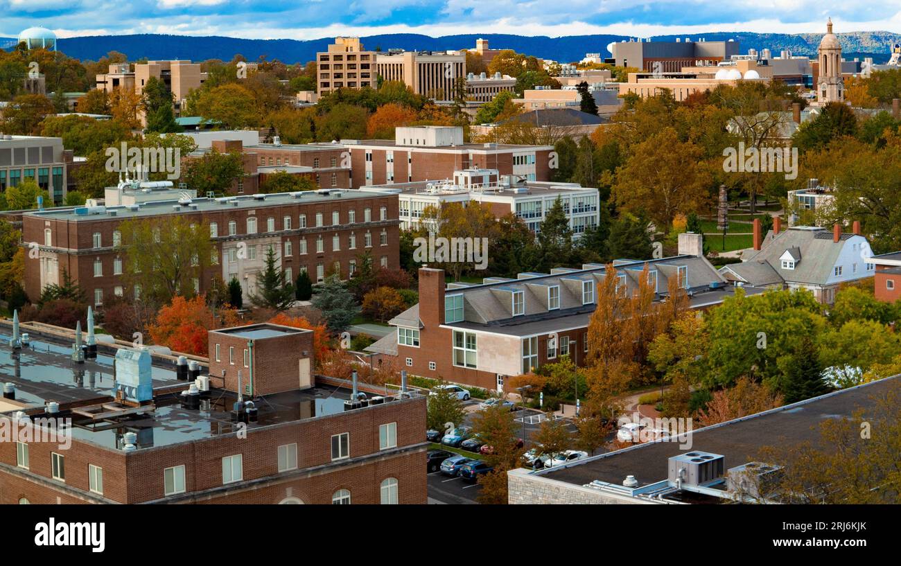 A picture of Pennsylvania State University's Park campus, featuring ...