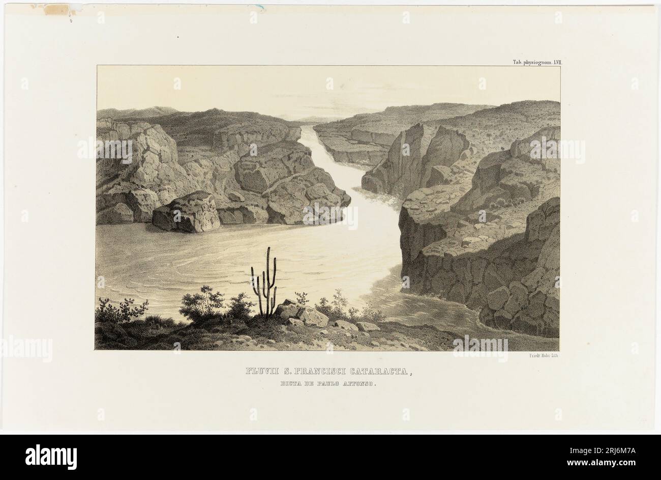 Fluvii S. Francisci Cataracta, Dicta de Paulo Affonso presumably 1869 ...