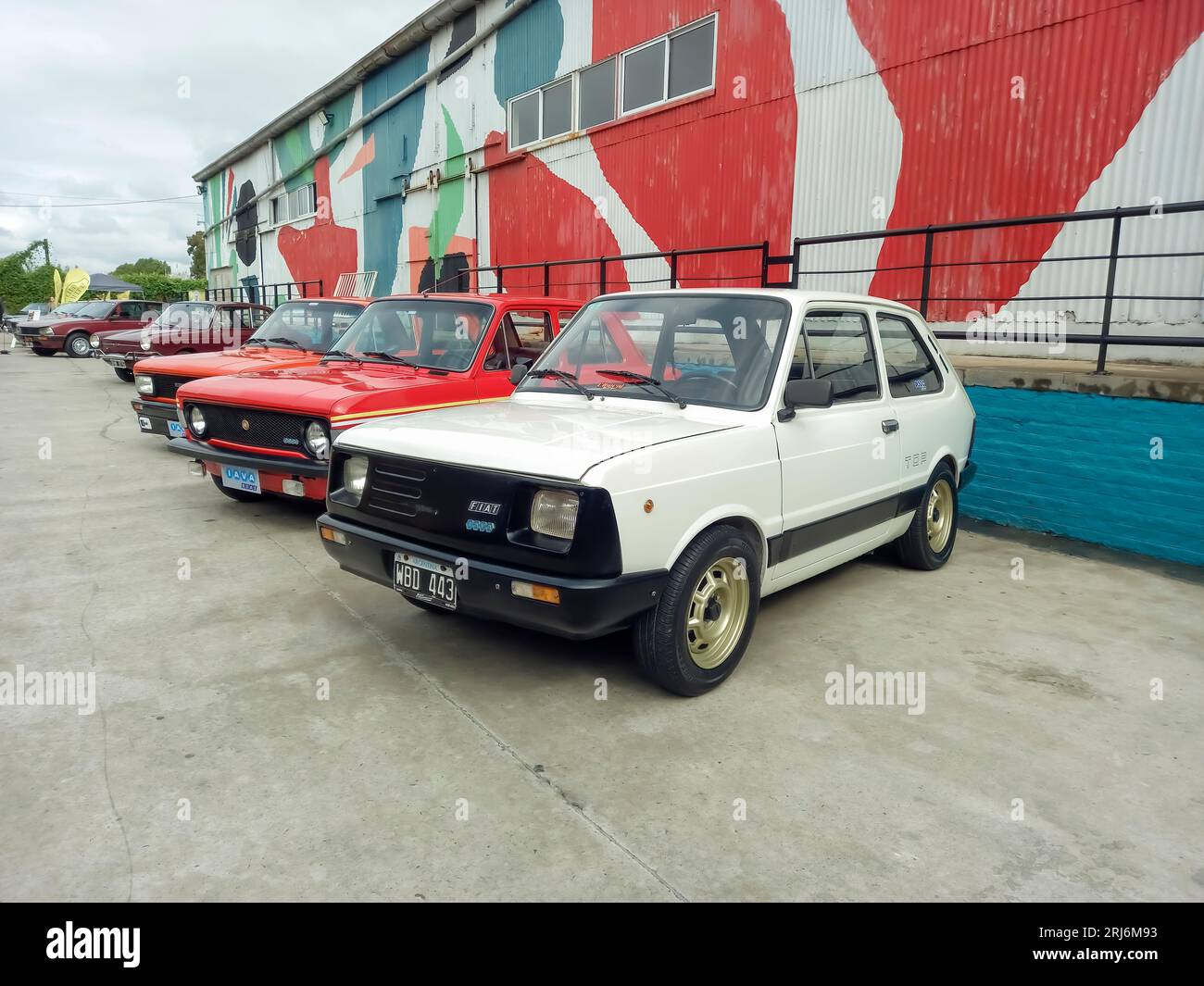 old white Fiat 133 IAVA sedan built in Argentina 1979 - 1982 on a ...