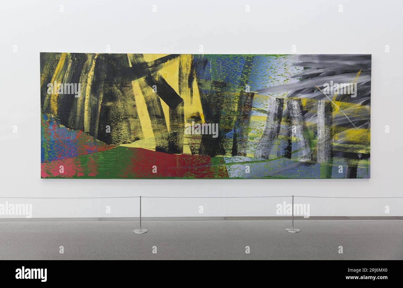 Gerhard Richter art in Pinakotheke der Moderne in Munich Stock Photo ...