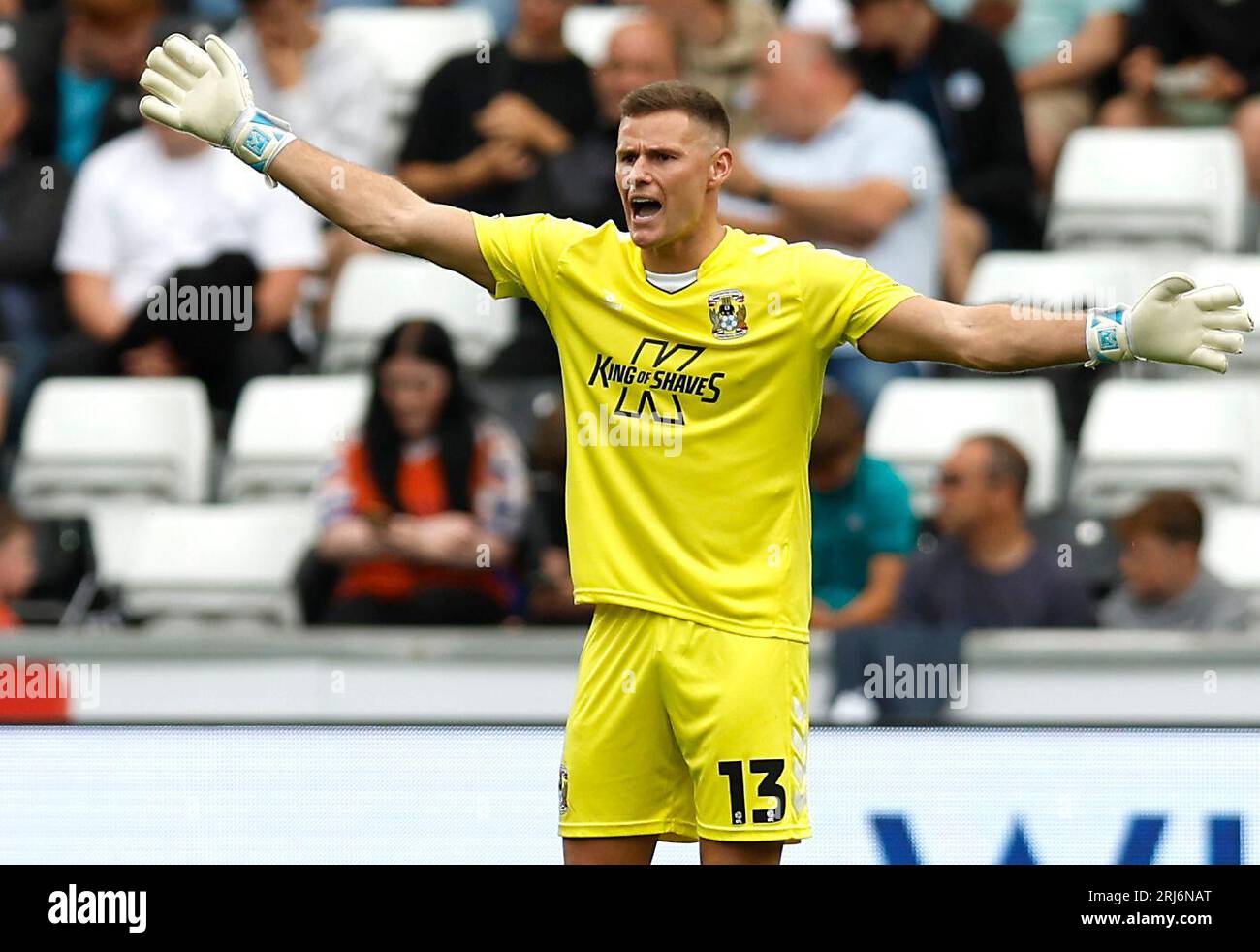 Coventry City goalkeeper Ben Wilson in action during the Sky Bet ...