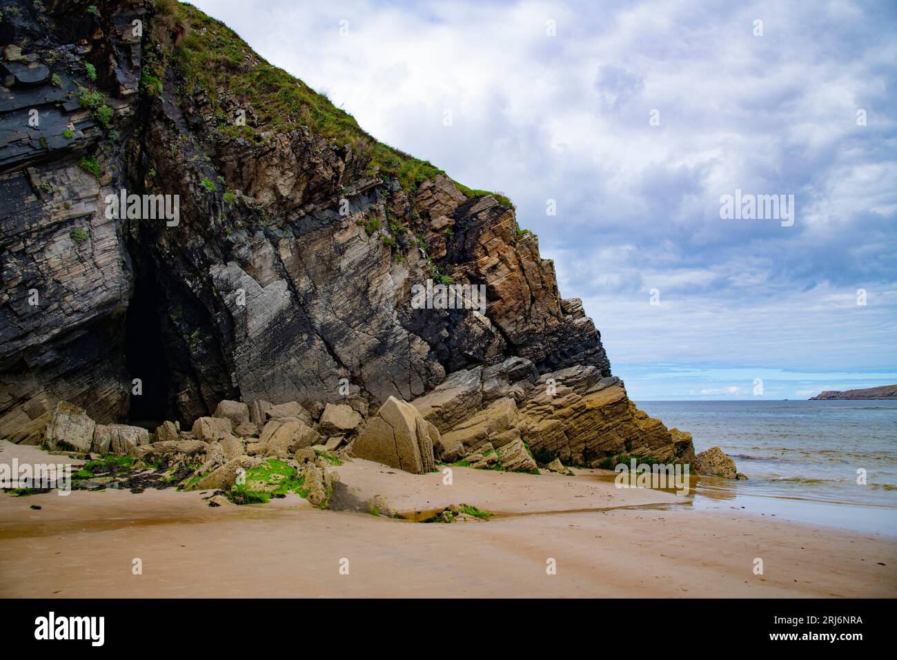 Maghera caves beach hi-res stock photography and images - Alamy