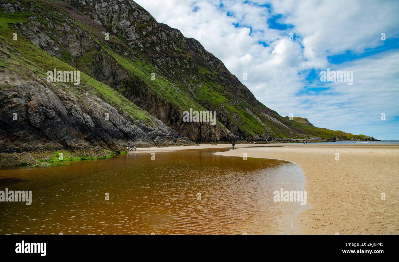 Maghera Caves Beach, Ardara, County Donegal, Ireland Stock Photo - Alamy
